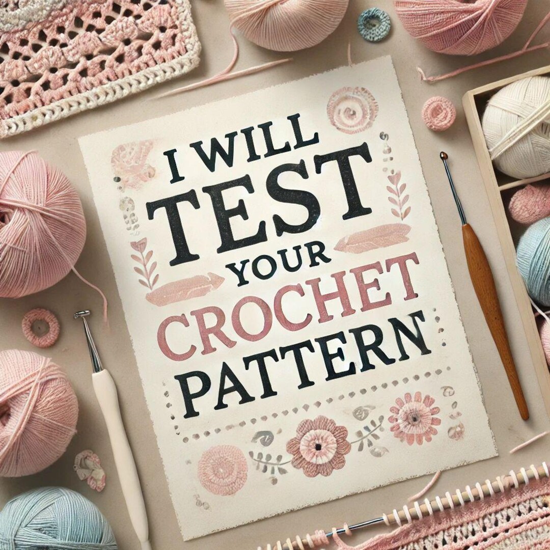 Crochet Pattern Tester - Etsy