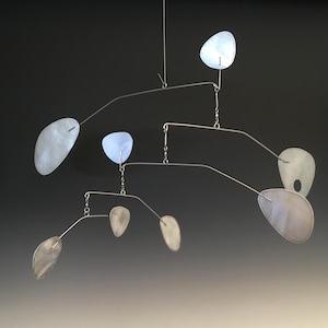 Modernist M All Metal Mobile Modern Art Home Decor Sculpture Stainless ...