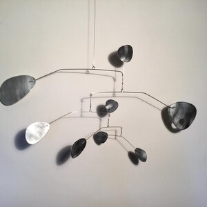 Modernist S All Metal Mobile Modern Art Home Decor Sculpture Stainless ...