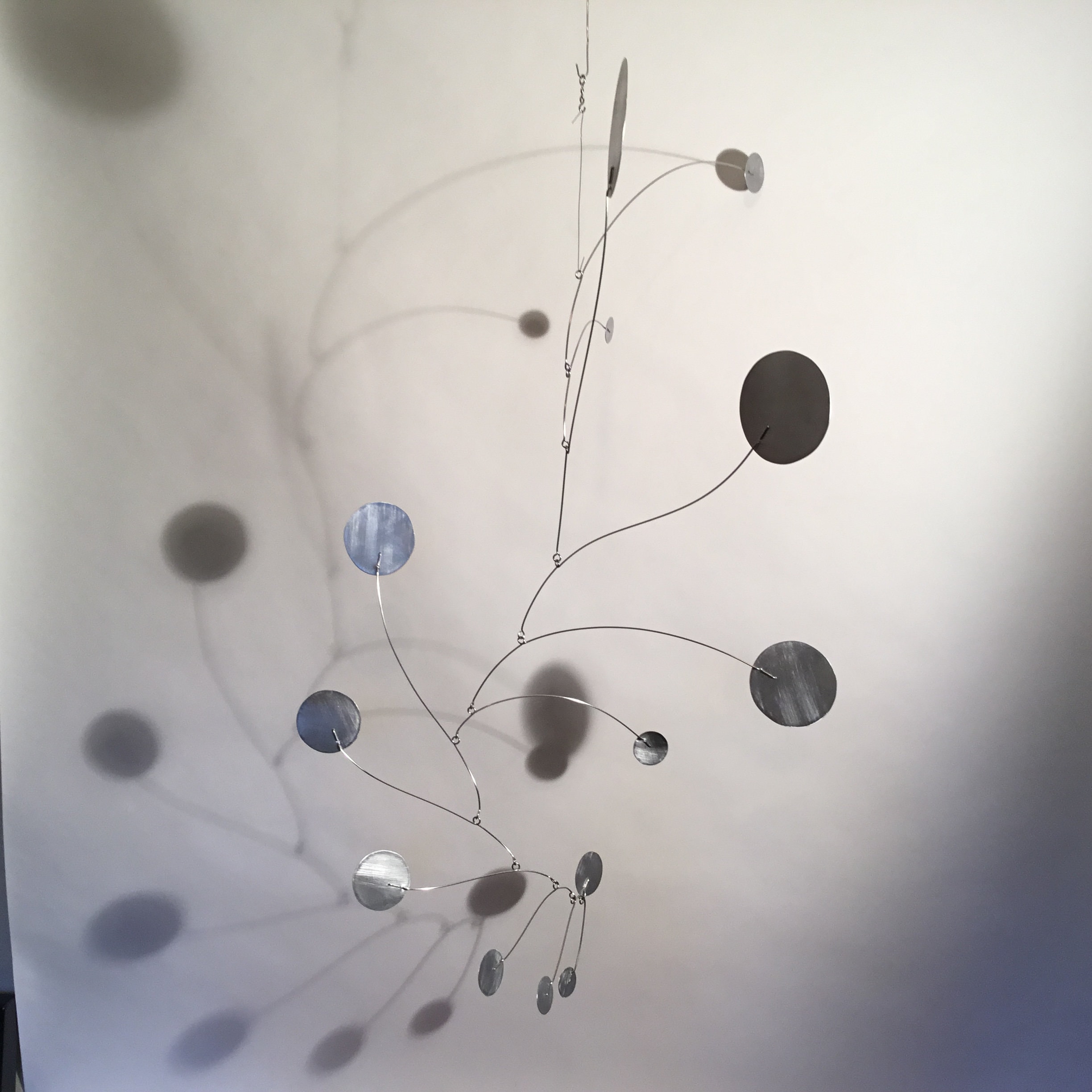 Brushed Metal Mobile Modern Art Home Decor Sculpture Abstract - Etsy