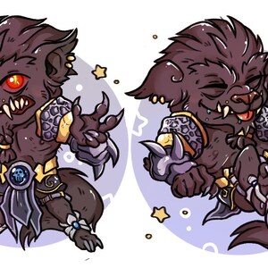 Chibi Cute Dnd Cartoon Custom Character, Digital File, Dnd Fantasy ...