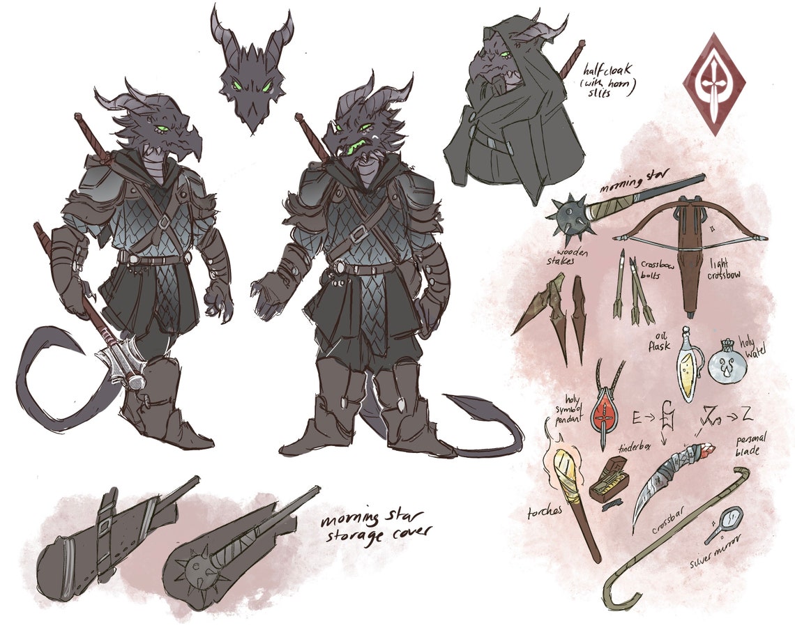 Custom Dnd Commission, Character Design,role Play, Dungeons and Dragons ...