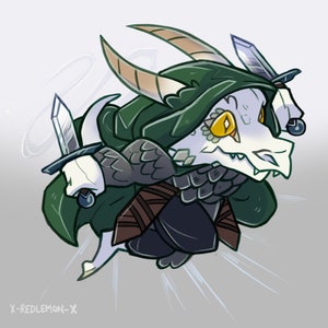 Chibi Cute Dnd Cartoon Custom Character, Digital File, Dnd Fantasy ...