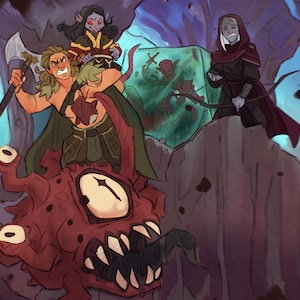 Custom Fantasy Dnd Character Adventure Party Commission Medieval ...