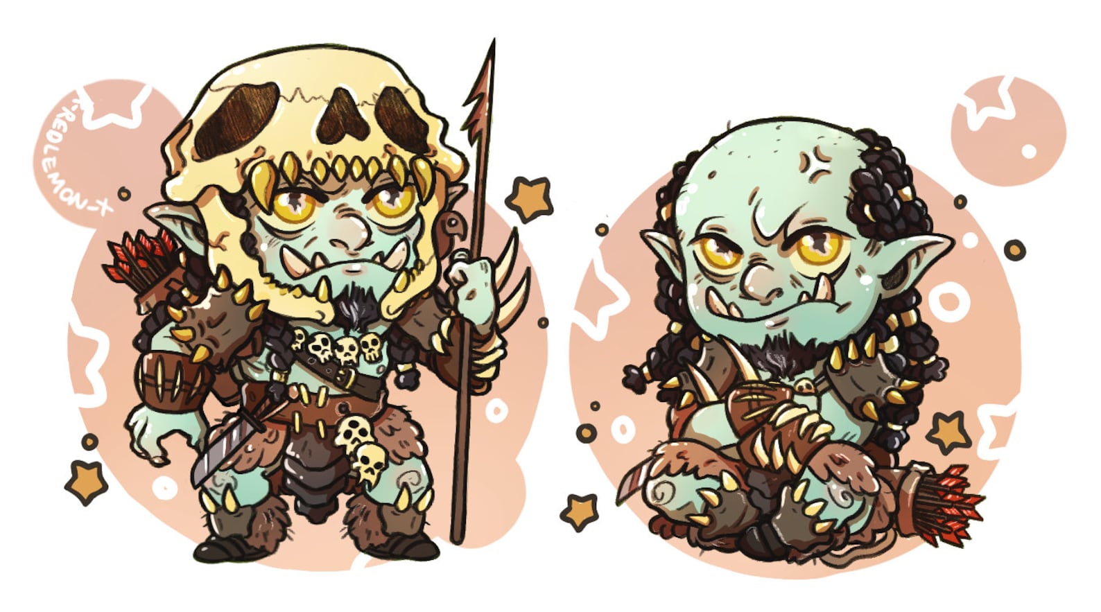 Chibi Cute Dnd Cartoon Custom Character Digital File Dnd - Etsy