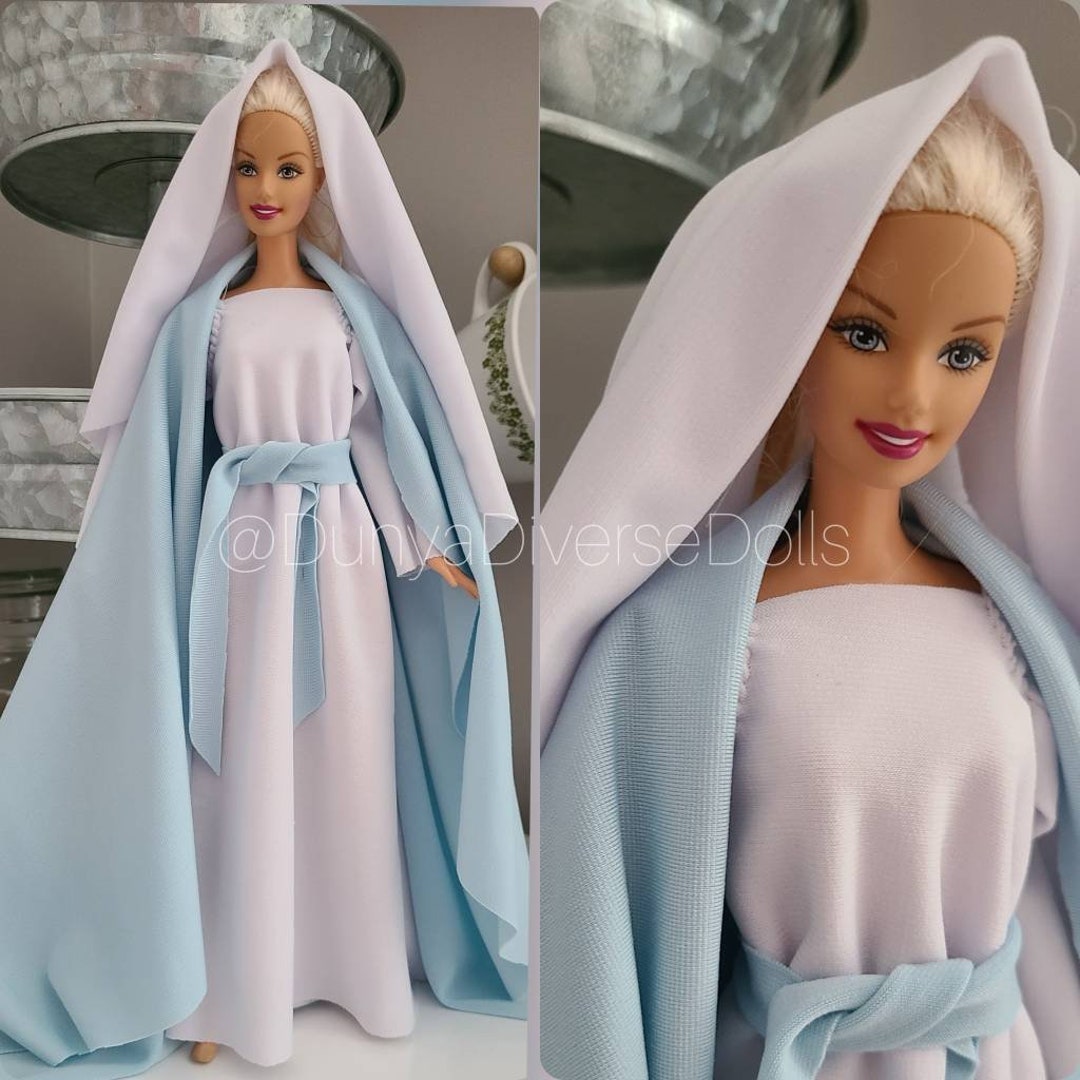 Handmade Mother Mary Dress Clothing, Muslim Modest, Catholic, Christian ...