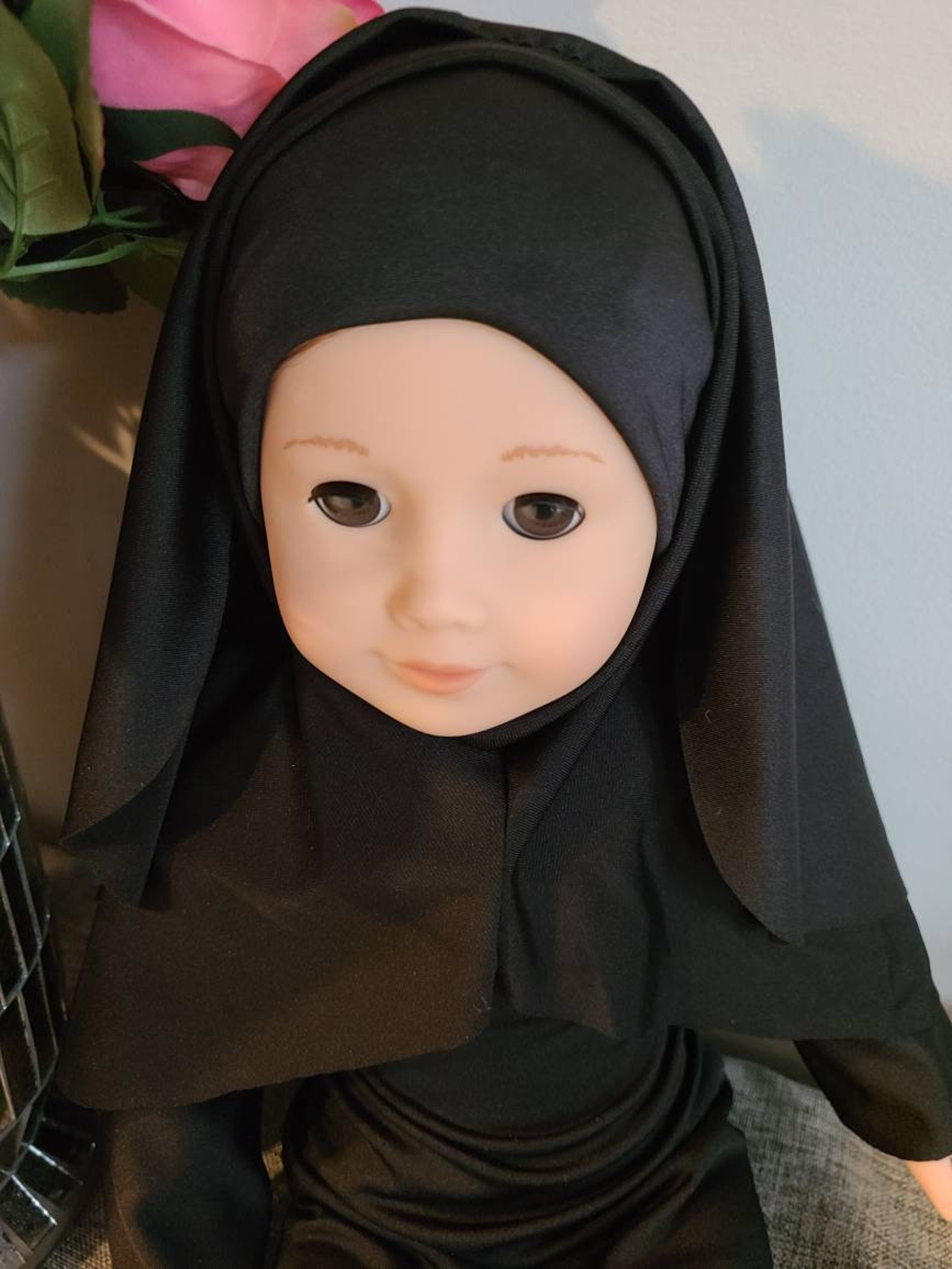 American Big Doll Black Chadar Abaya Niqab Muslim Doll Outfit - Etsy
