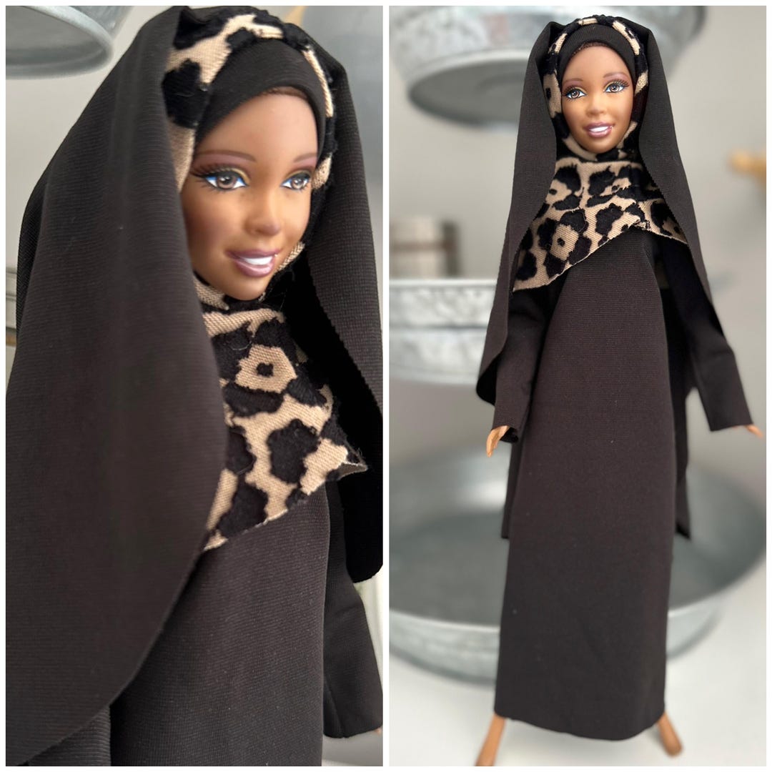 Muslim, Nun, Chadar Orthodox Biblical Handmade Muslim Doll Modest ...