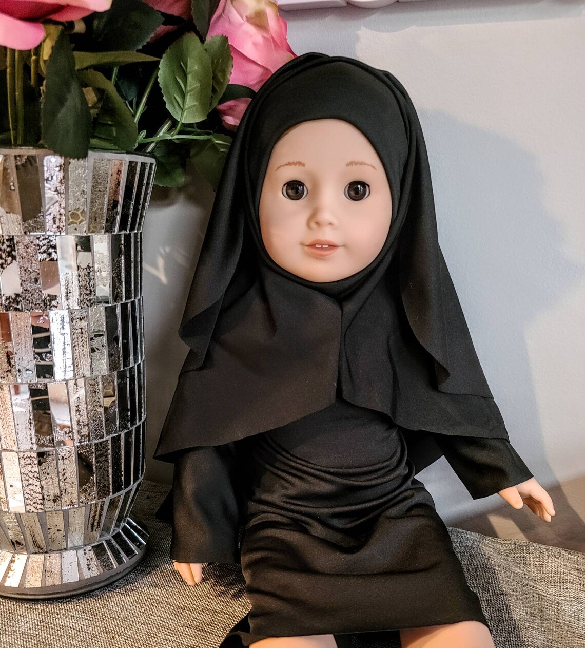 American Big Doll Black Chadar Abaya Niqab Muslim Doll Outfit - Etsy