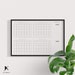 Blank Semester Printable Calendar Planner Minimalist - Etsy