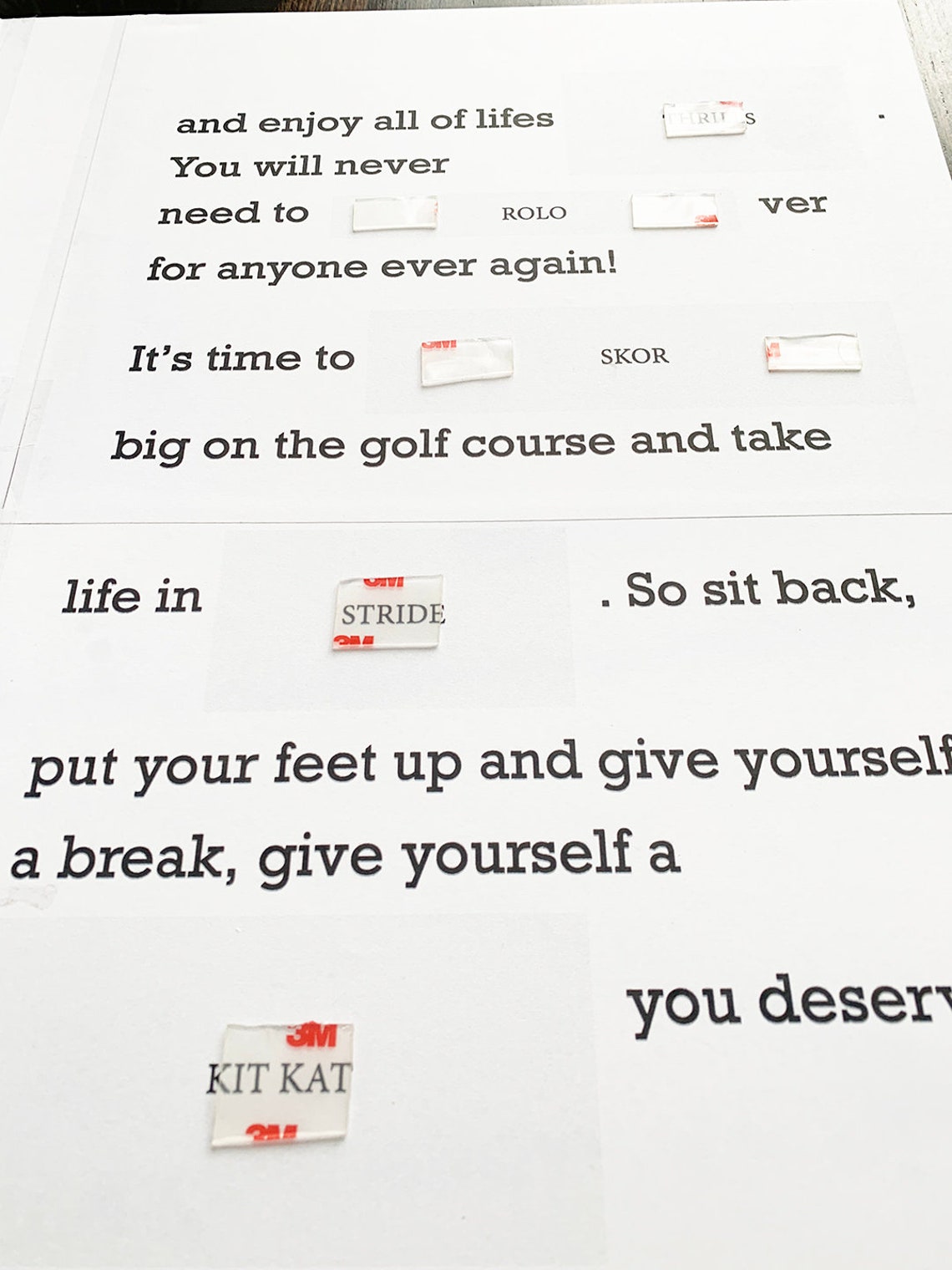 Retirement DIY Card Retiremint Oversized Chocolate Message - Etsy