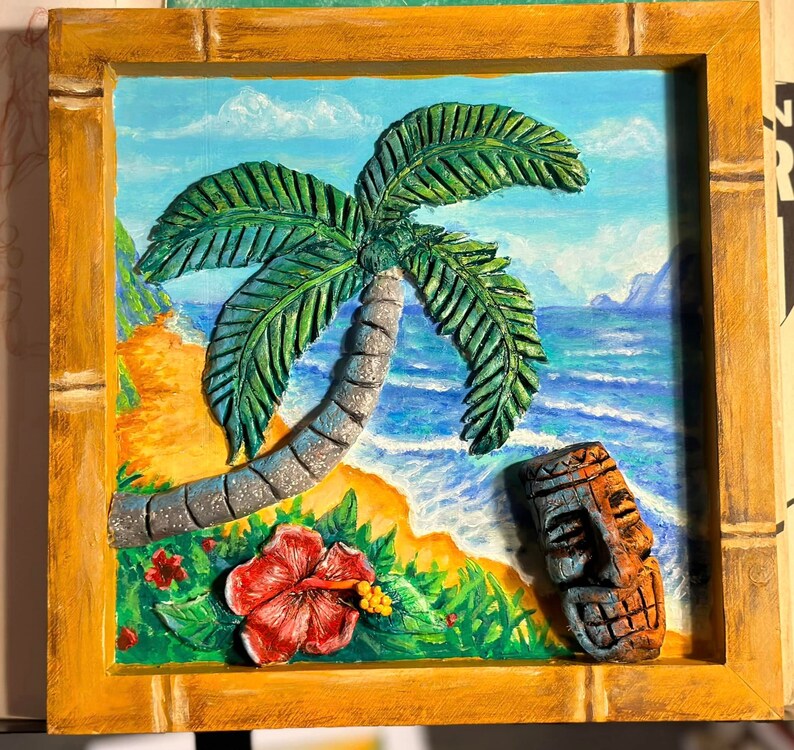 Tiki on the Beach - Etsy