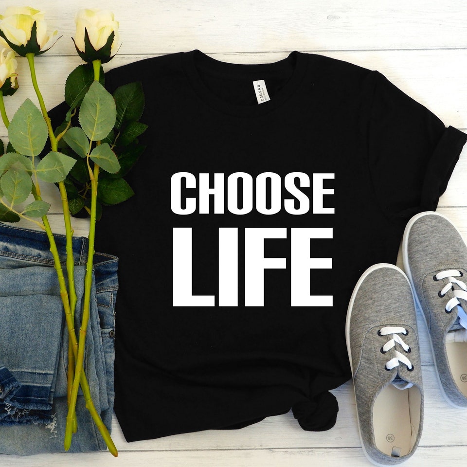 Choose Life T Shirt Wham! Tee 80's Fancy Dress George Top Michael sold ...