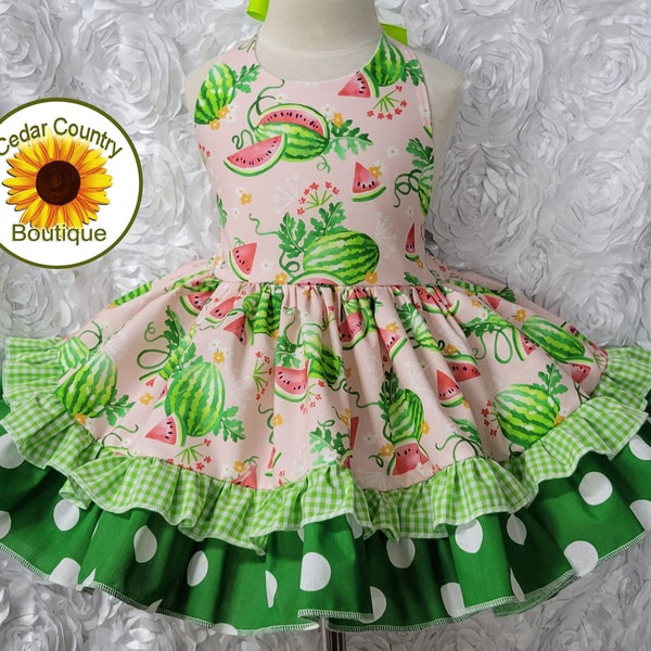 Watermelon Dress - Etsy