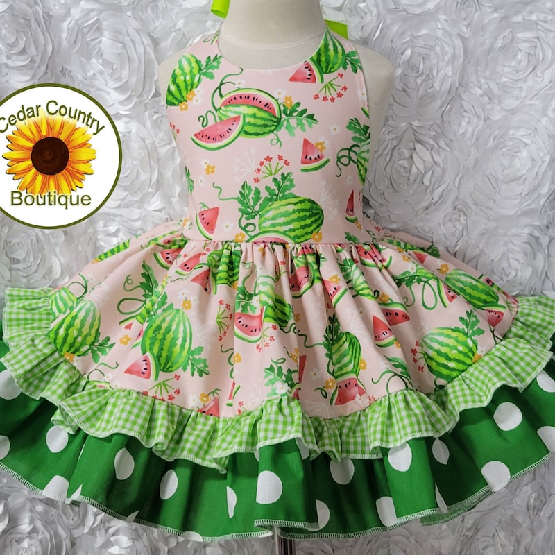 Watermelon Dress - Etsy