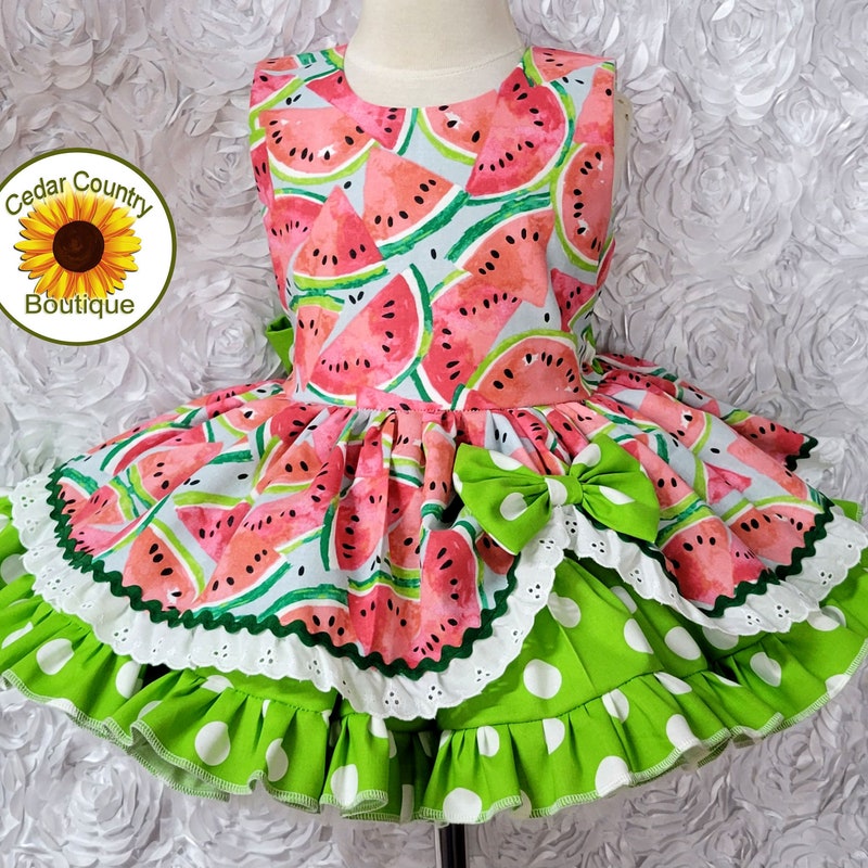 Watermelon Dress - Etsy