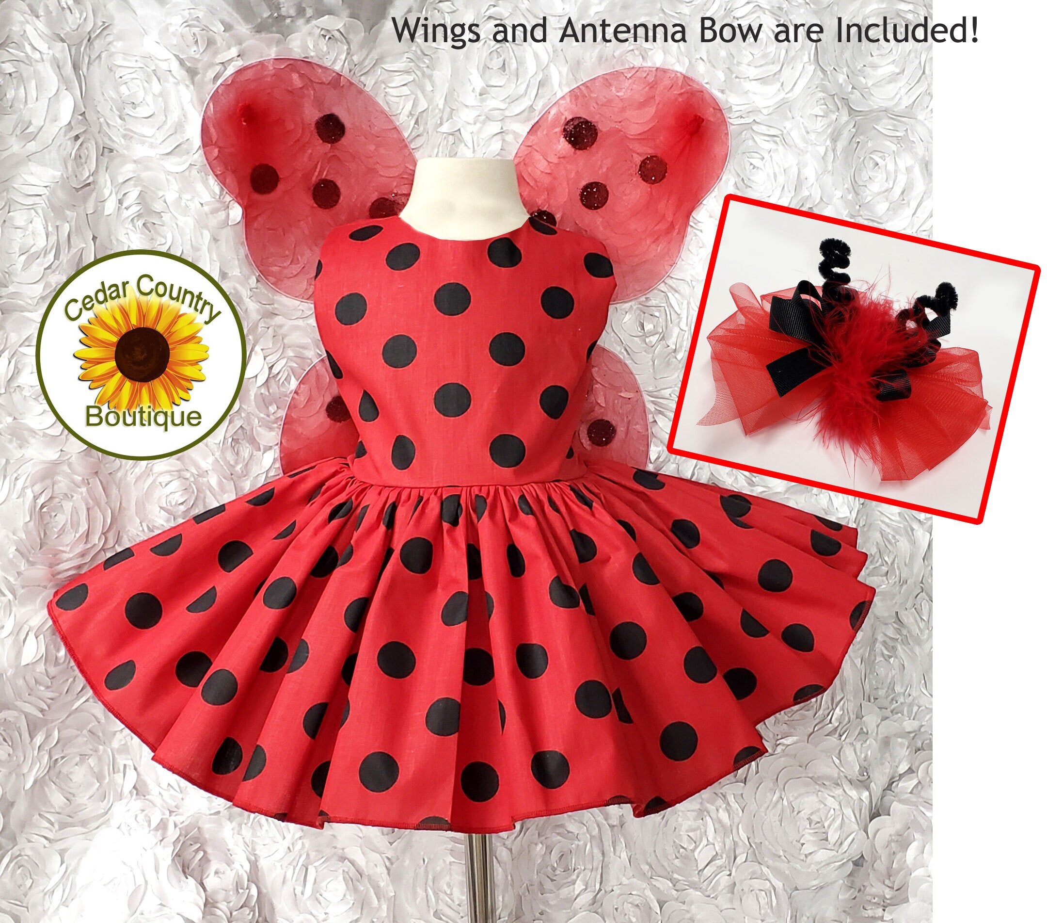 Ladybug Costume For Toddler Girl