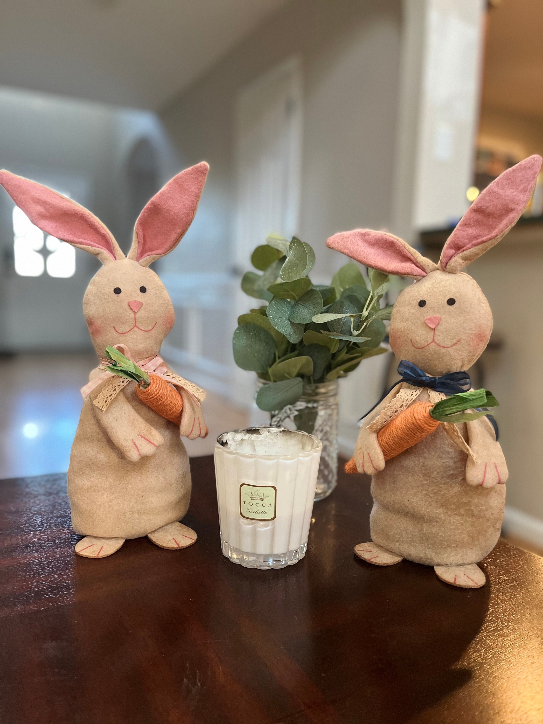 Set of 2 Primitive Easter Bunnies 14 - Etsy