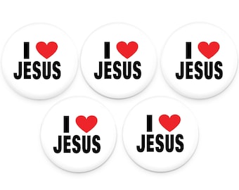 I Love Jesus Pins | Etsy