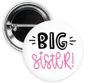 Big Sister Pin - Etsy