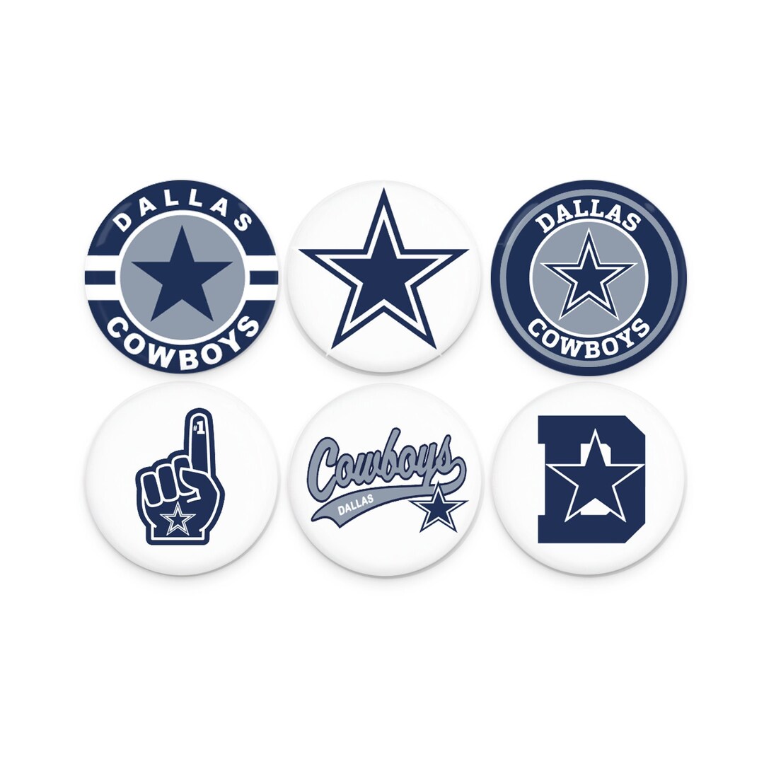 Dallas Cowboys Magnet Set Set of Pins NFL Team Ceramic - Etsy