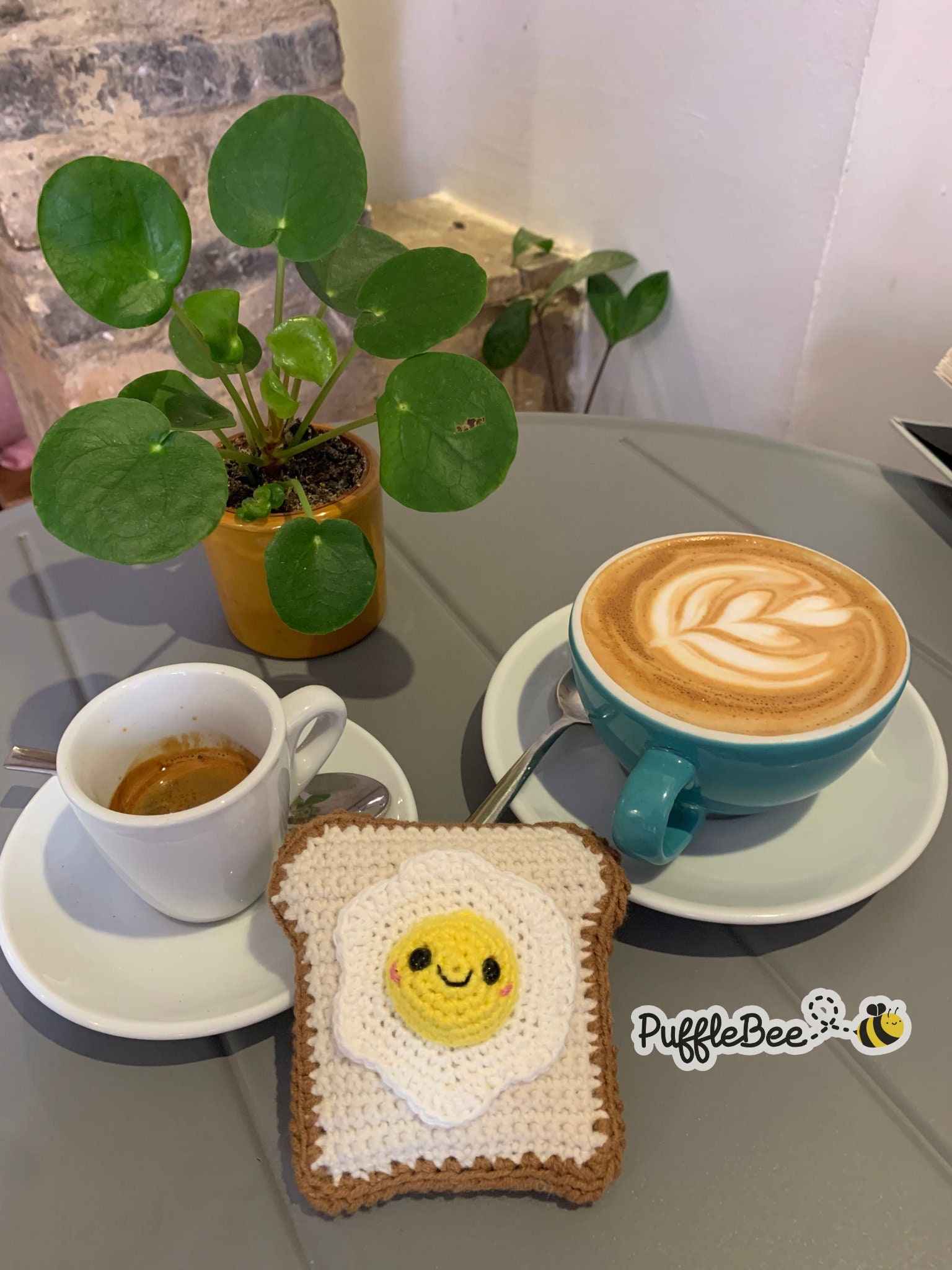 Amigurumi Cute Fried Egg & Toast Crochet Pattern. Kawaii Food. - Etsy