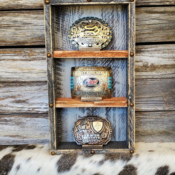 Rodeo Buckle Display - Etsy