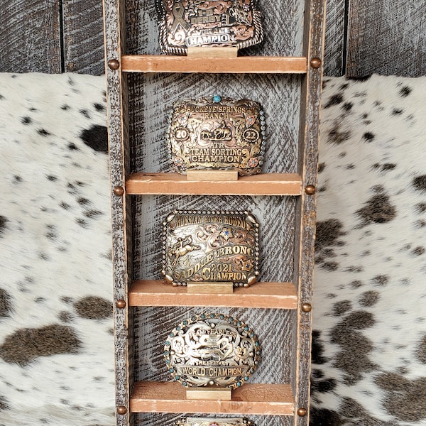 Rodeo Buckle Display - Etsy