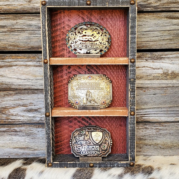 Rodeo Buckle Display - Etsy