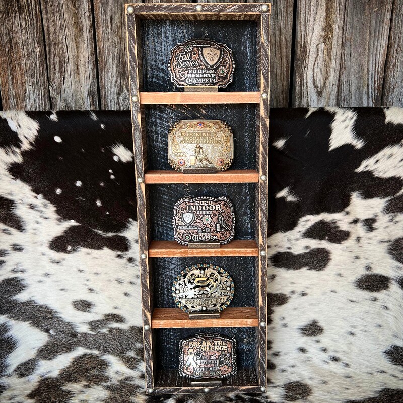 Rodeo Buckle Display - Etsy