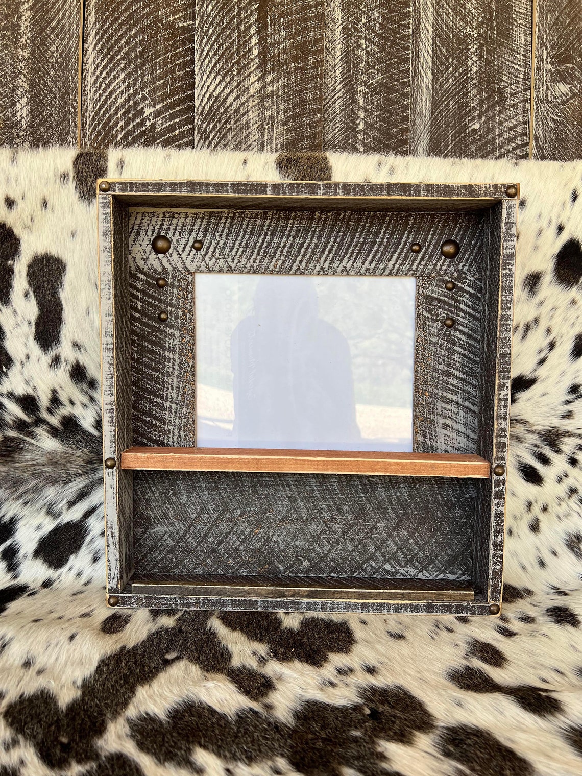 Buckle Display With 8x10 Picture. Holds 1-3 Buckles. BARNWOOD BROWN - Etsy