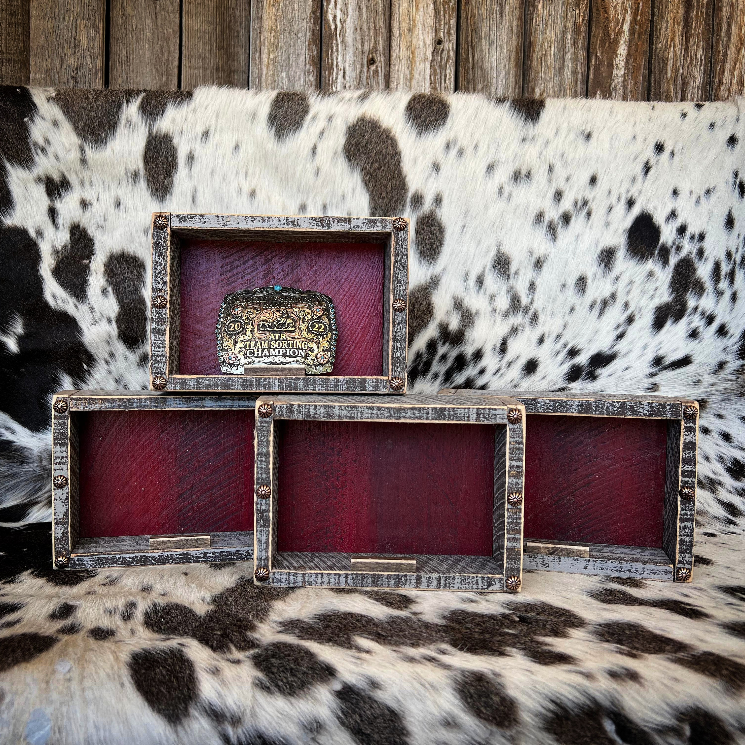 Awards Pack of 4!!! Single Buckle Display RED - Etsy