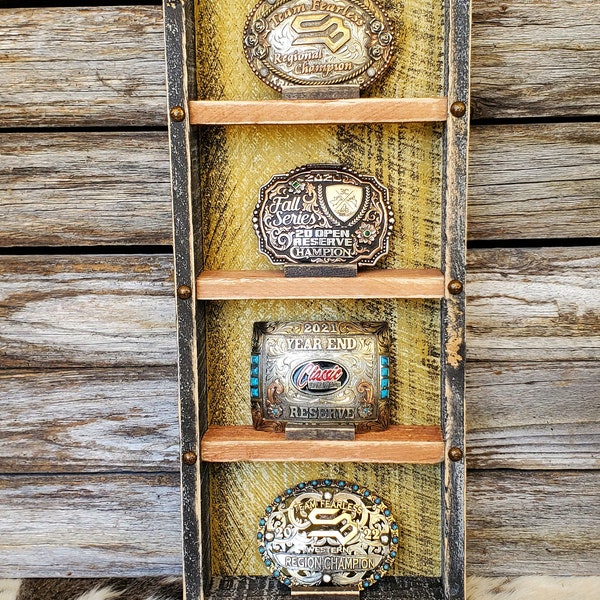 Rodeo Buckle Display - Etsy