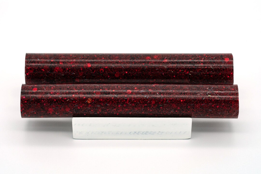 Resin Pen Blanks - Blood Red Glitter - Etsy