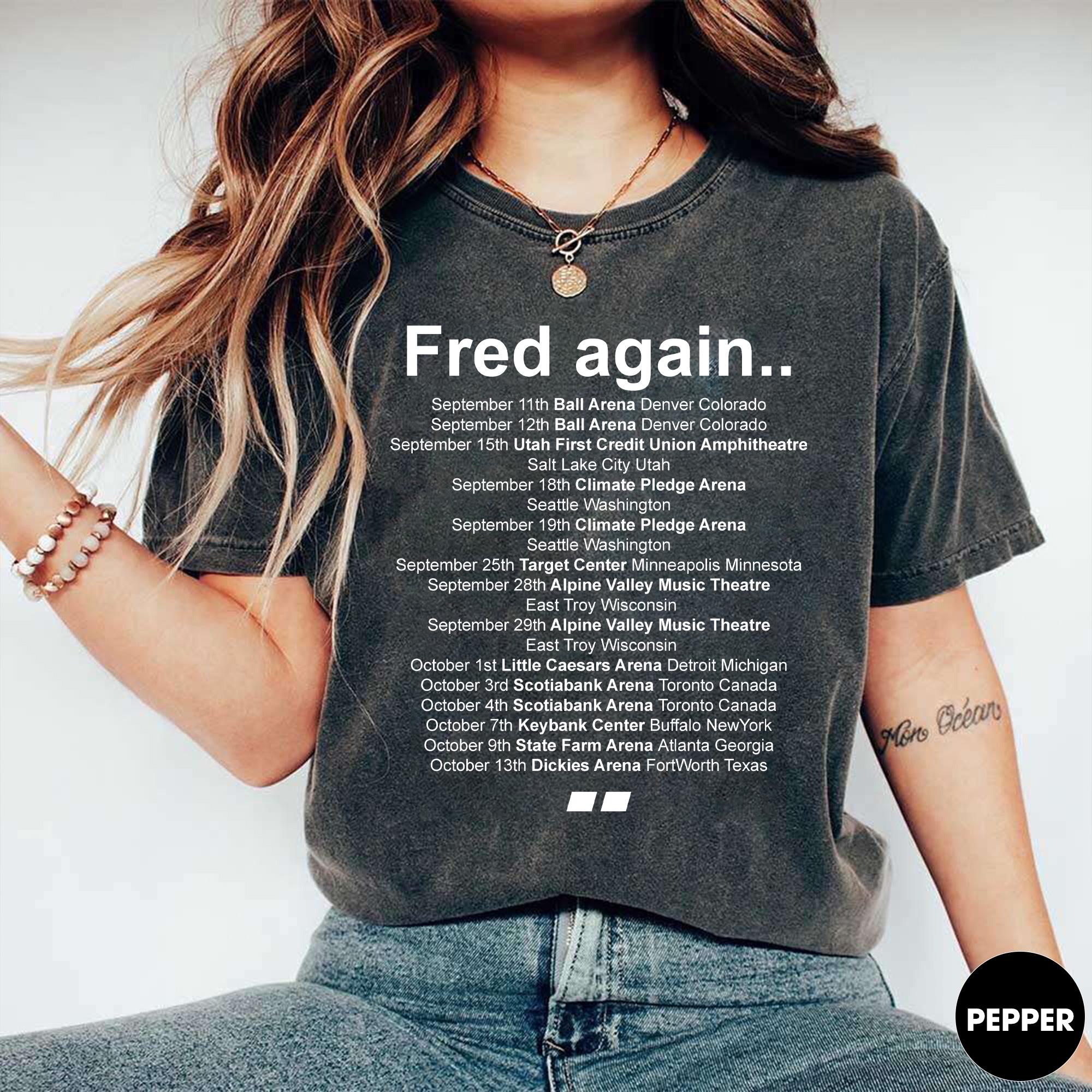 Fred Again Png Tour Schedule 2024 Lyrics Tee Club Rave Top House Techno ...