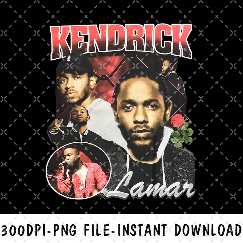 Kendrick Lamar Design Png, Instant Download, Digital Download, Kendrick ...
