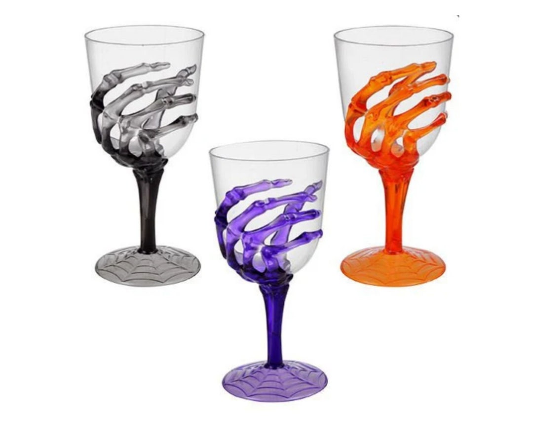 Halloween Skeleton Hand Goblet - Etsy