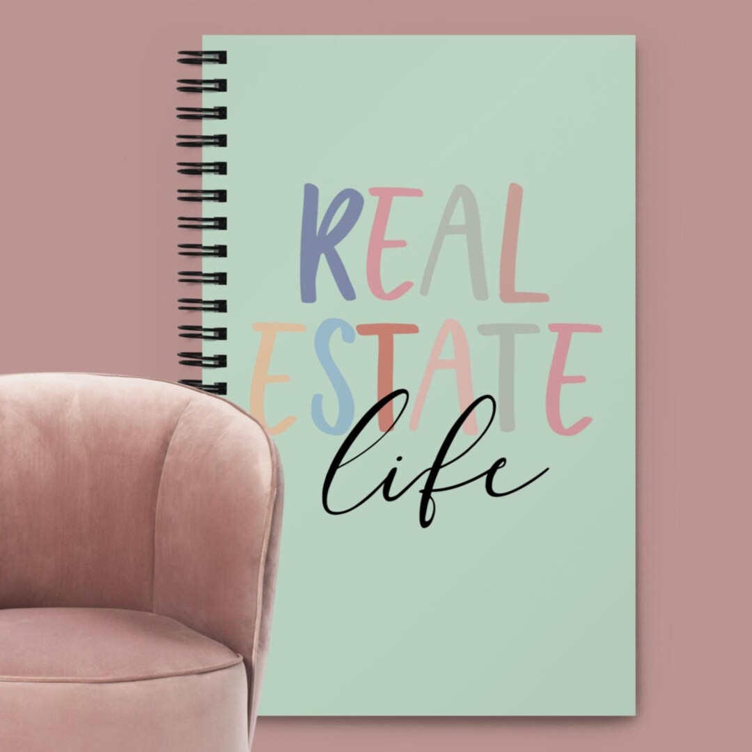 Real Estate Life Spiral Notebook - Etsy