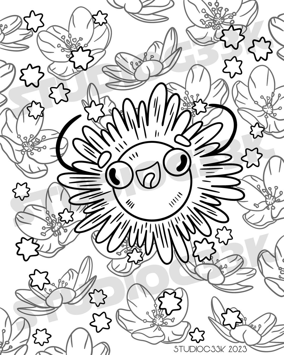 Sprite Printable Digital Download Coloring Page - Etsy