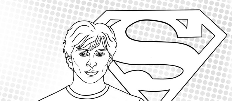 Smallville Pages Coloring Pages
