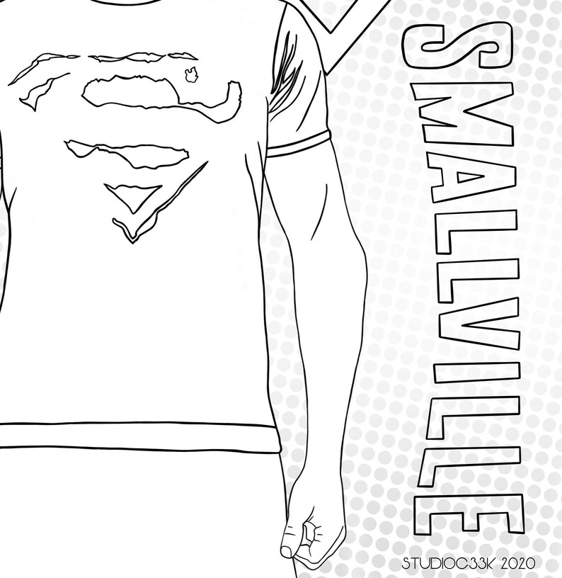 Smallville Pages Coloring Pages