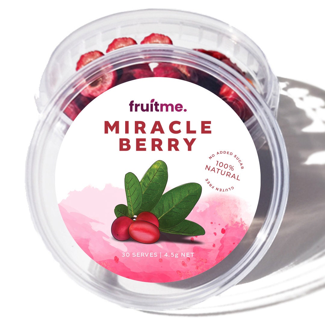 Miracle Berry Whole Fruit - 30 Gently Dried Miracle Fruit Seedless ...