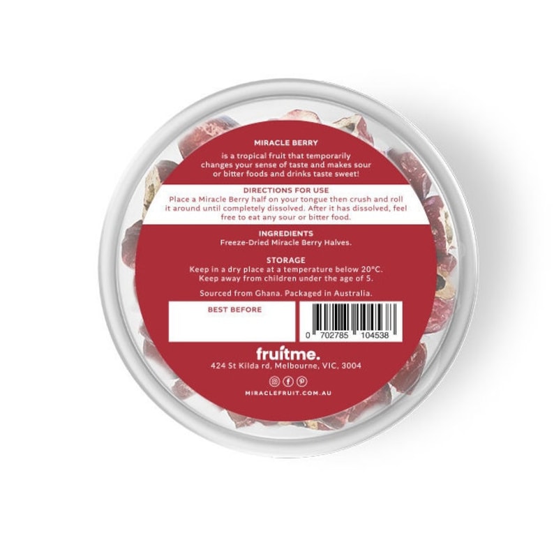 Miracle Berry Whole Fruit - 30 Gently Dried Miracle Fruit Seedless ...