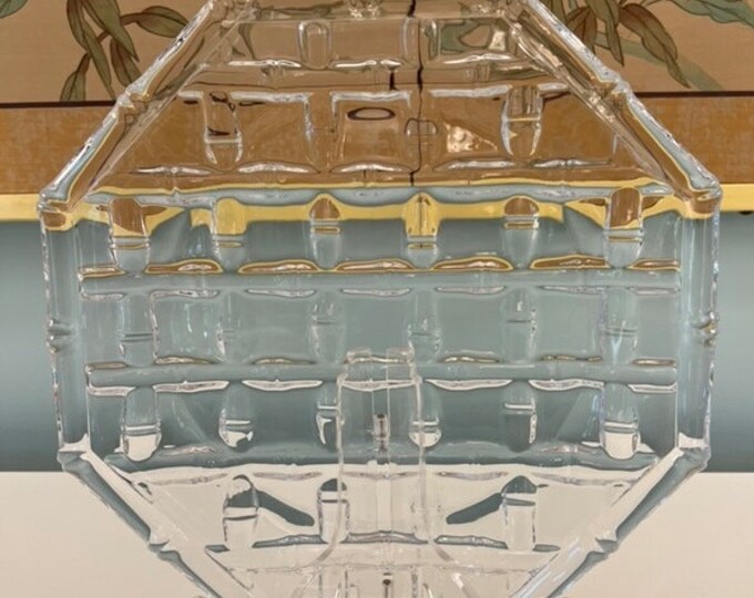 Tiffany and Co. Crystal Bamboo Octagon Serving Platter // Luxury Decor ...