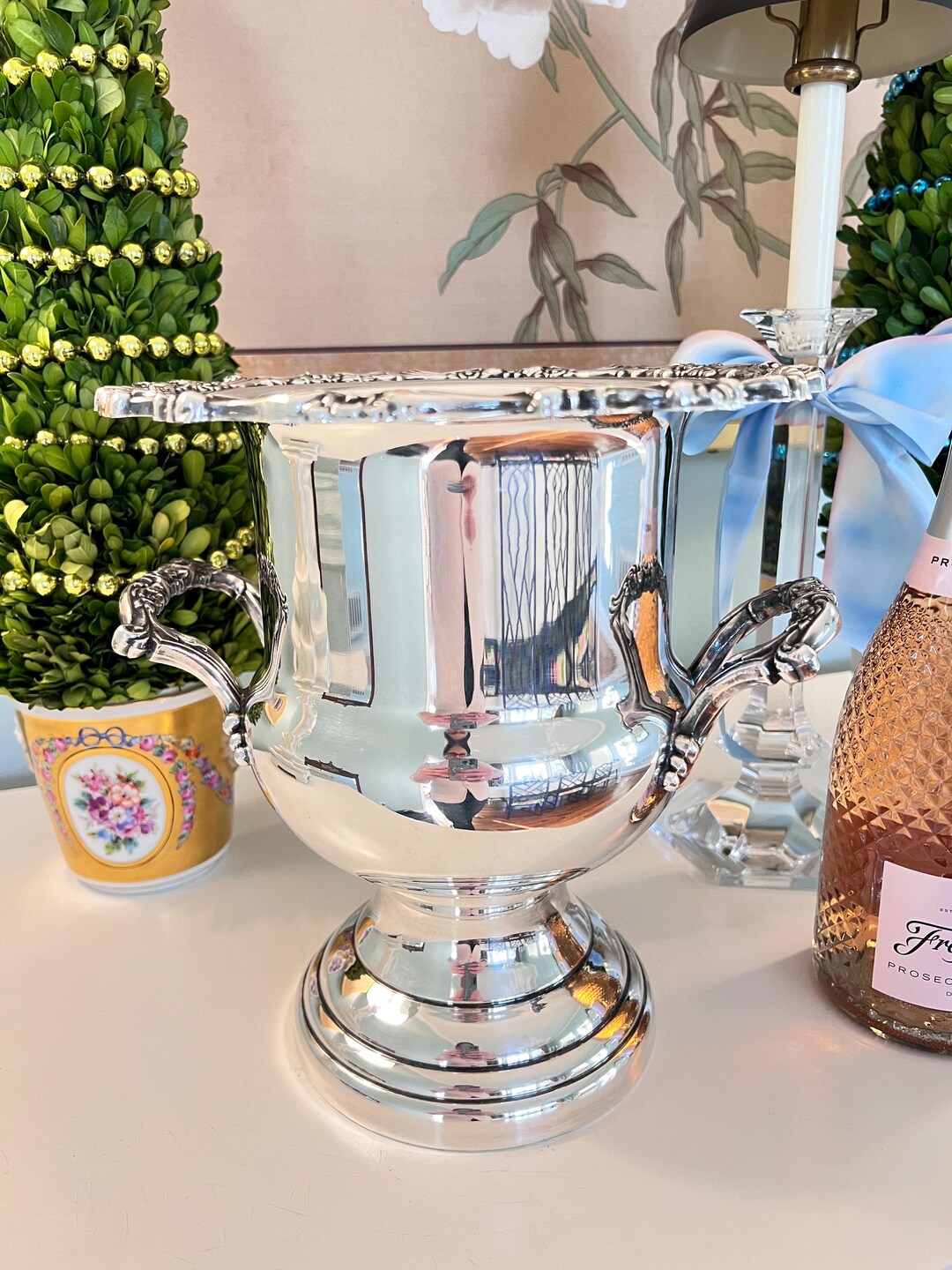 Stunning Oneida Silverplate Champagne Cooler // Wine Chiller ...