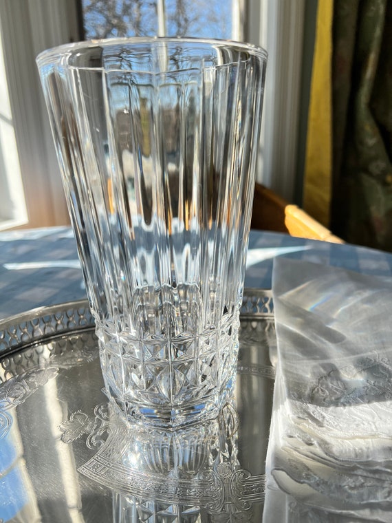 Val St Lambert Crystal Vintage Crystal Vase // Midcentury | Etsy
