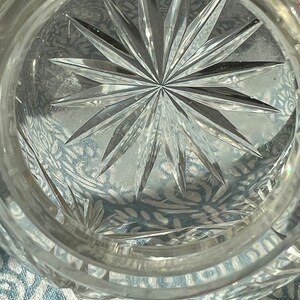 Gorgeous Small Cut Crystal Jar With Sterling Silver Lid // Vintage ...