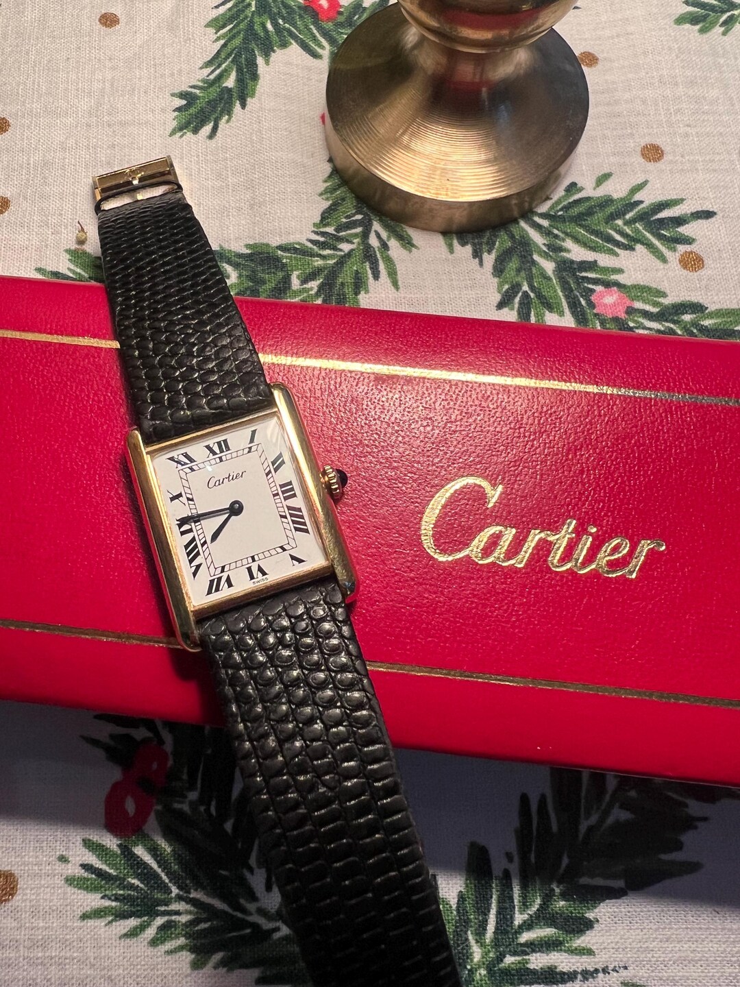 Womens 1976 Cartier Tank Watch With Original Box and Band // Newly ...