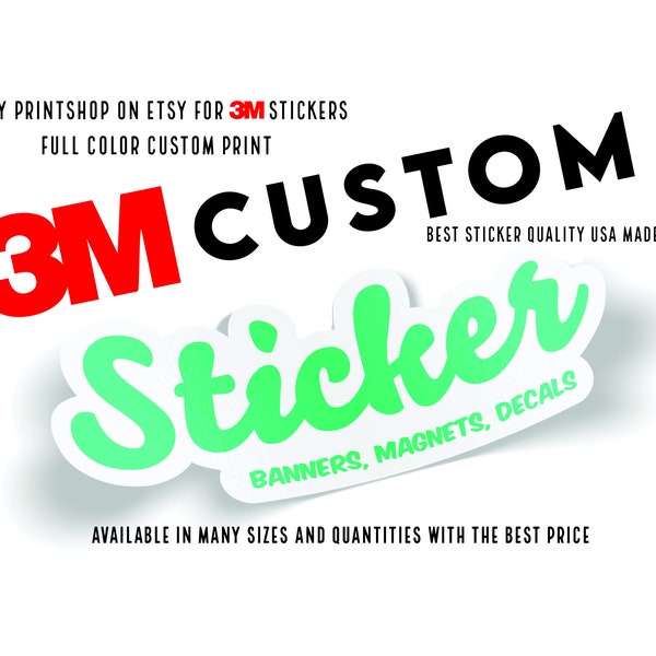 Custom Vinyl Stickers - Etsy