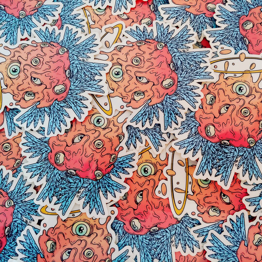 Slime Seraph Transparent Vinyl Sticker - Etsy